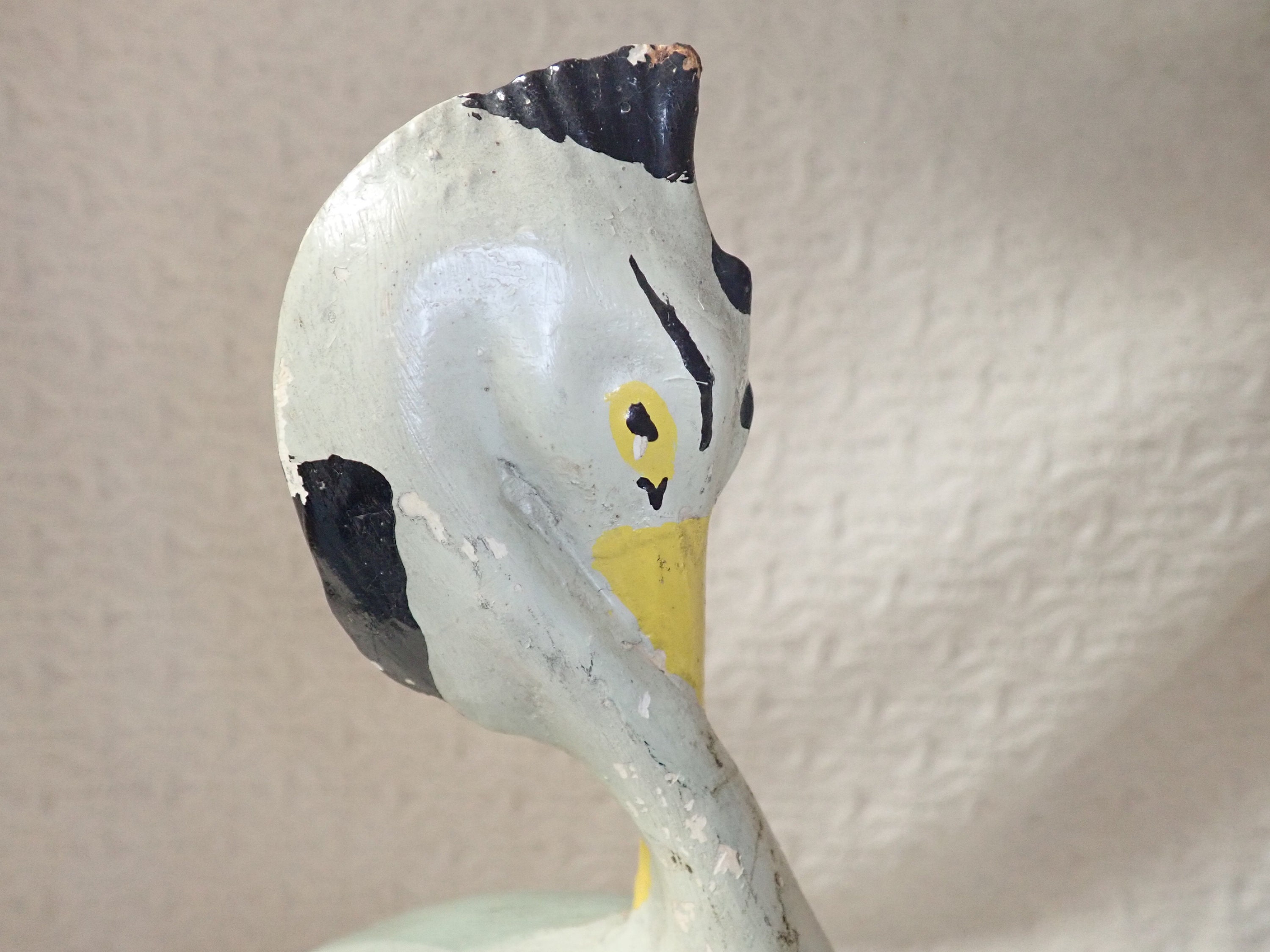 Antique Advertising Table Display Stork Baby Plaster and Iron | Etsy