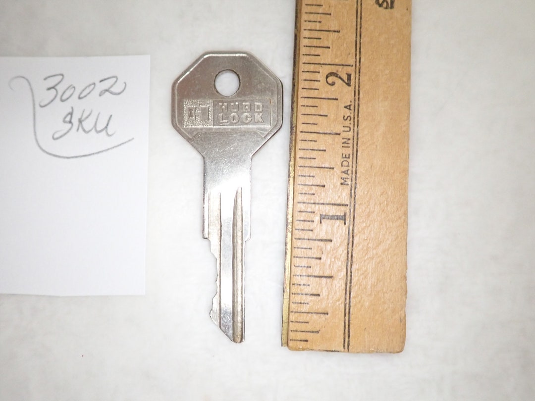 Vintage Key HURD Lock Co. AM American Motors Corp. Used Good Condition ...