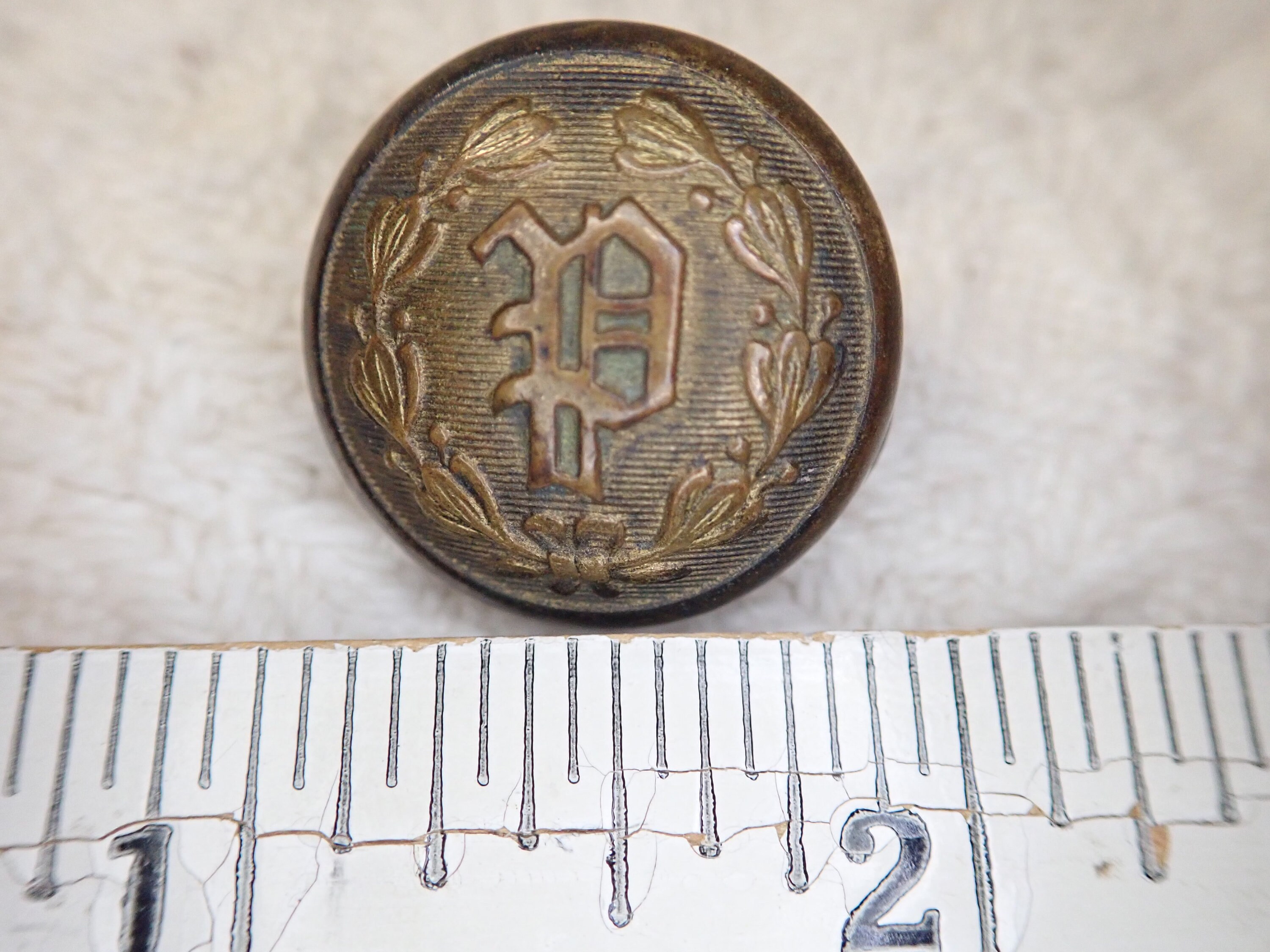 2 Different Police Buttons Vintage Brass Waterbury Button Co. - Etsy