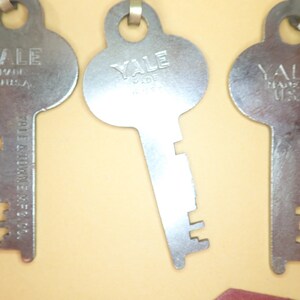 Vintage Yale & Towne Mfg. Co. Flat Keys Choice for One Key: #1, #3, #7 ...