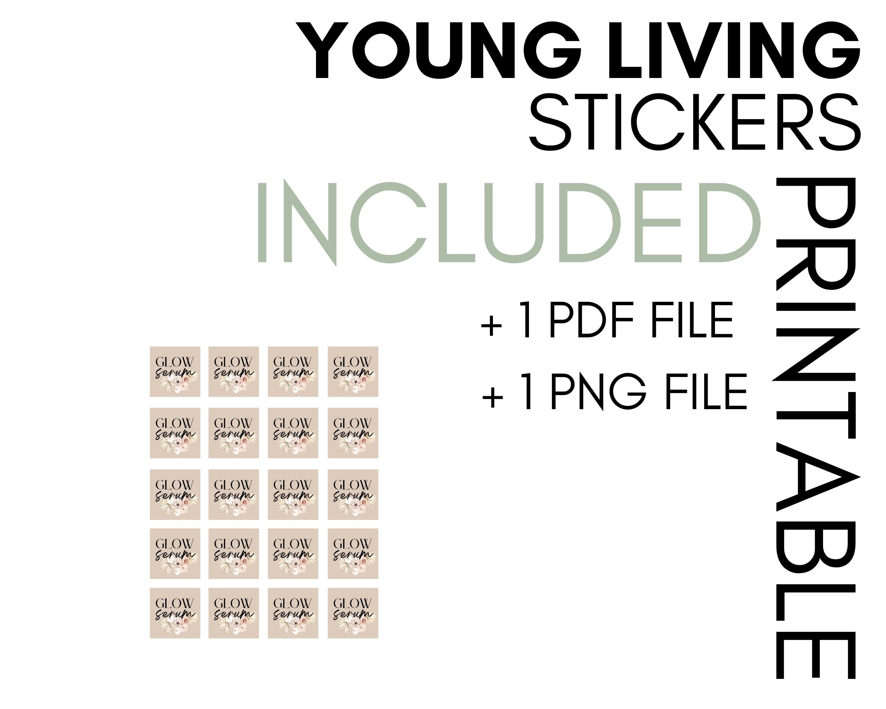 YOUNG LIVING 15ml Labels Printable Digital Stickers - Etsy