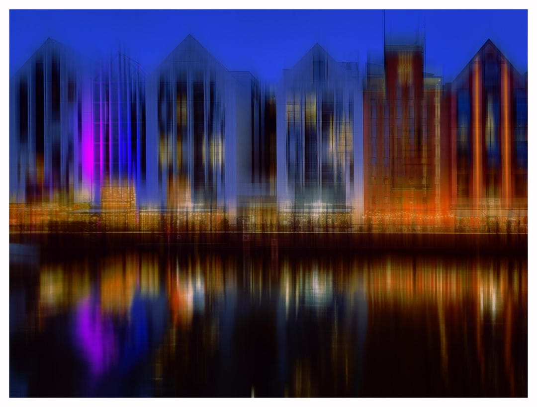 Gdańsk Waterfront/ Poland/ Riverside/ Architecture/ Wall Art ...