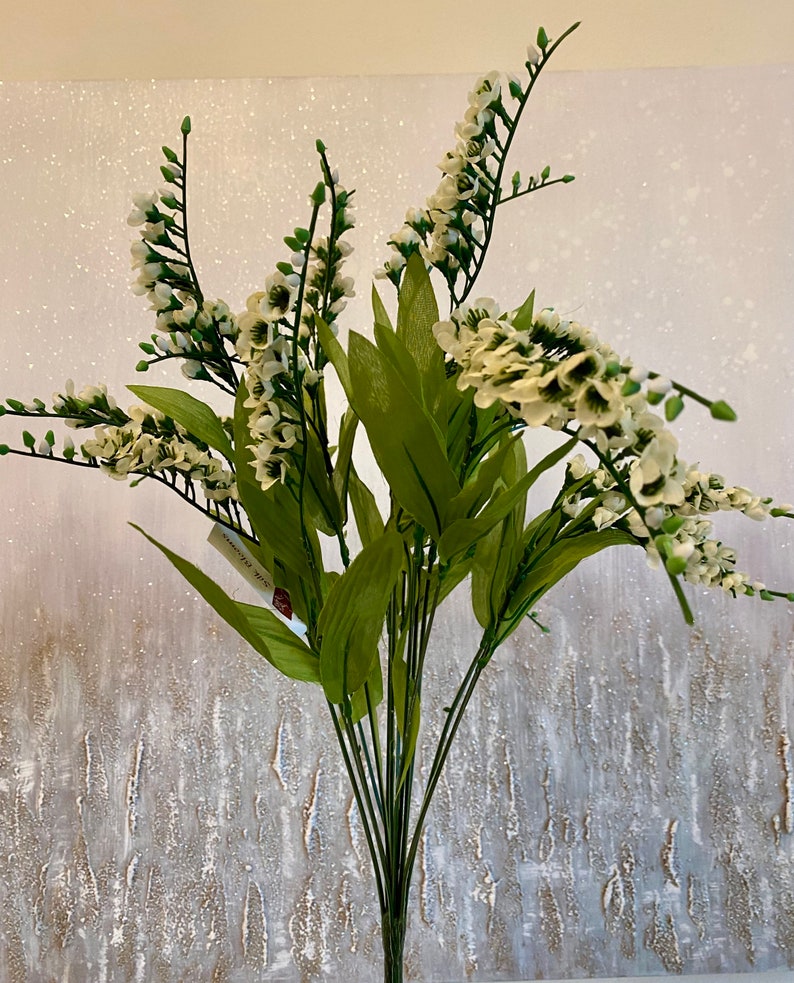 White/cream Statice Spray Bush/artificial Flowers/faux - Etsy