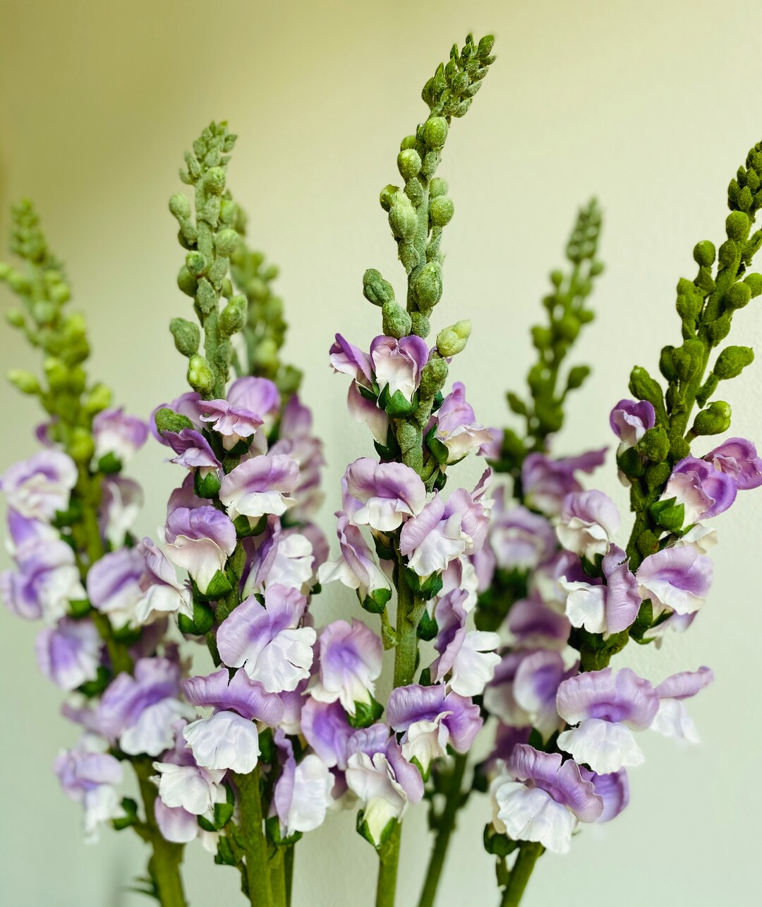 Purple Snapdragon Long Stem, Realistic Artificial Snapdragon, Life Like ...