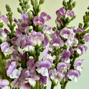 Purple Snapdragon Long Stem, Realistic Artificial Snapdragon, Life Like ...