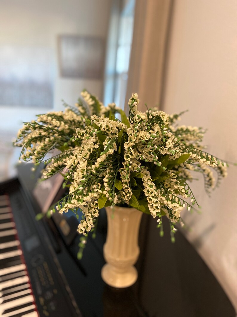 White/cream Statice Spray Bush/artificial Flowers/faux - Etsy