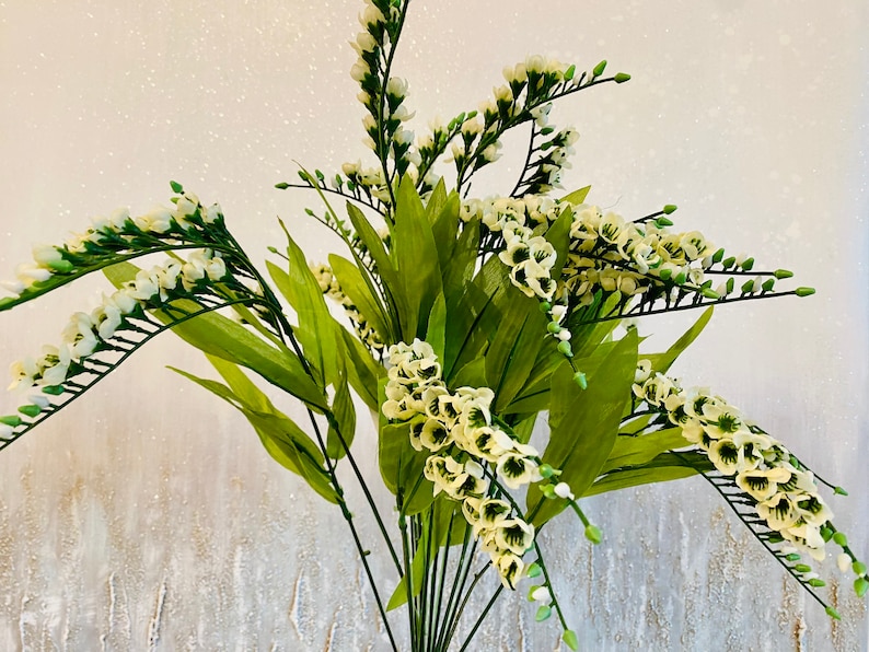 White/cream Statice Spray Bush/artificial Flowers/faux - Etsy