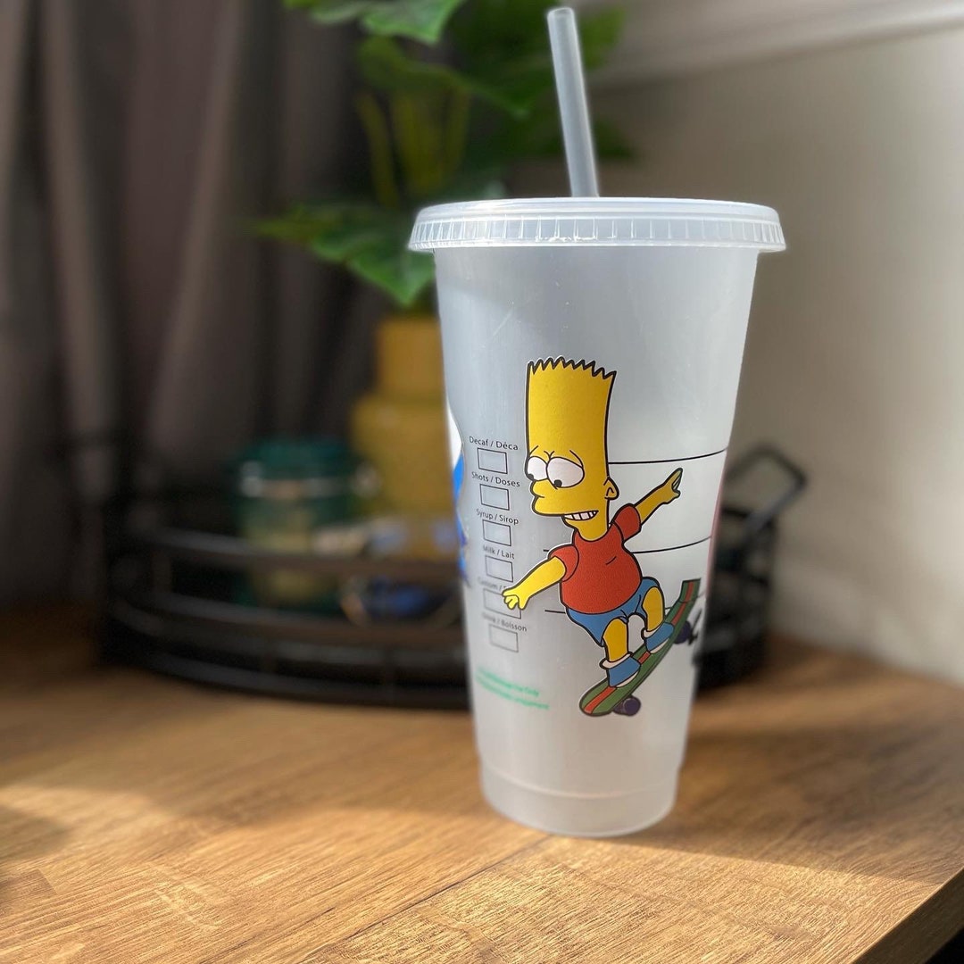 The Simpsons Starbucks Cup - Etsy