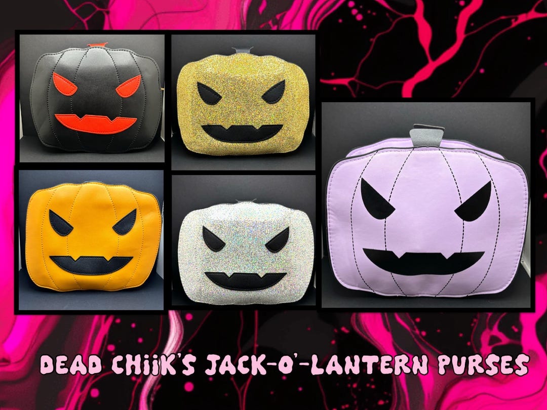 Dead Chiik’s Jack-o’-lantern Purses - Etsy
