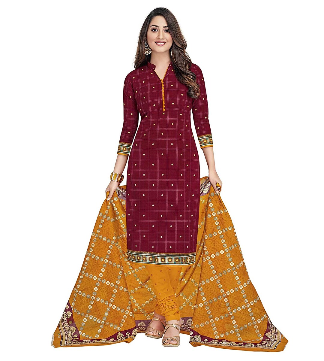 Cotton Printed Readymade Salwar Suit for Women - Etsy