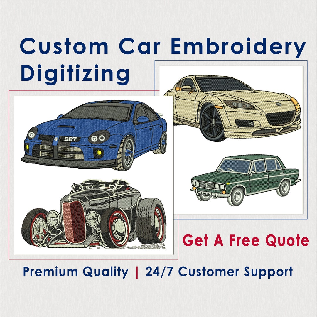 Custom Car Image Digitizing, Truck Digitizing, Sports Car Digitizing ...