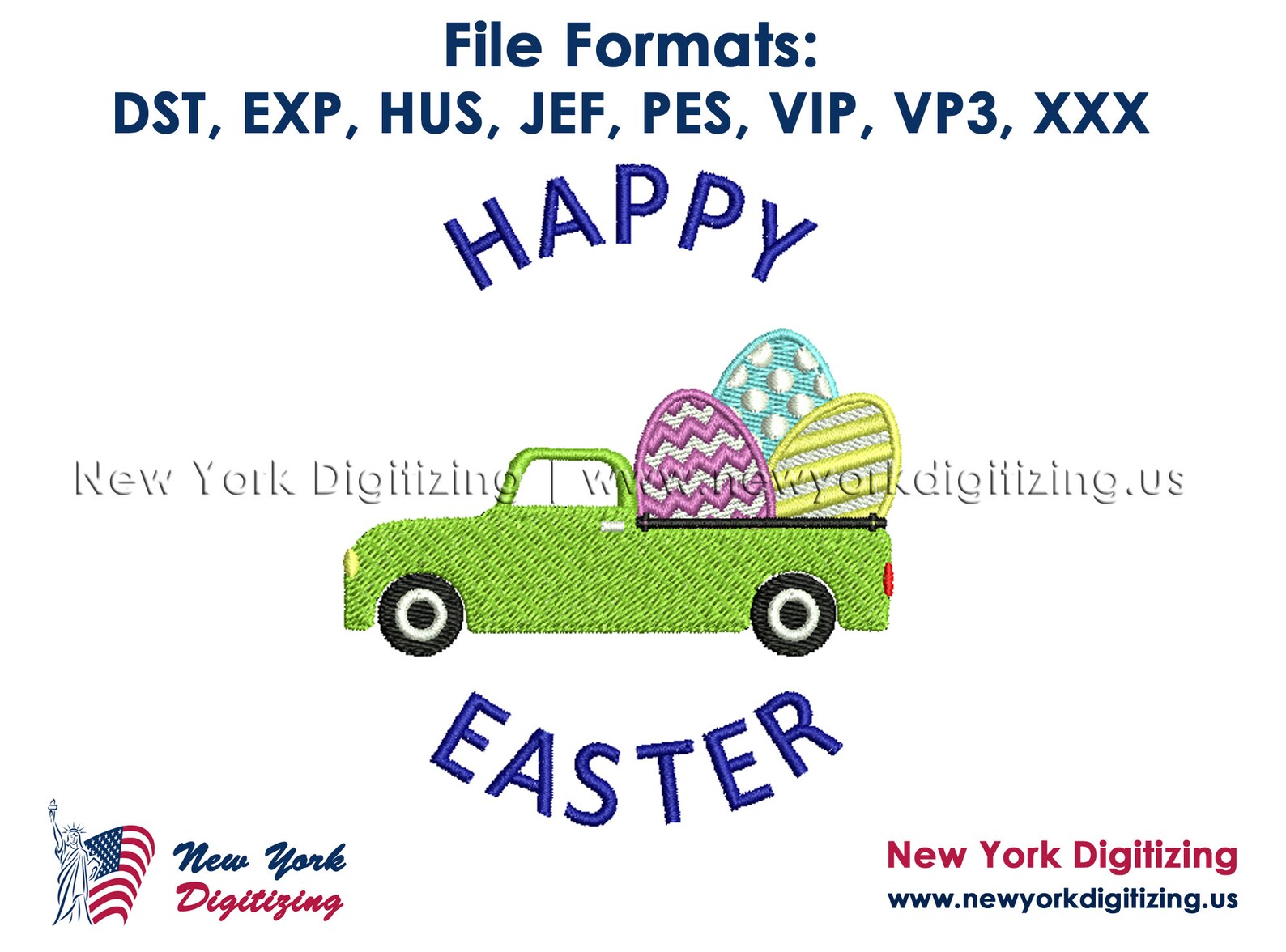 Happy Easter Embroidery Designs Easter Embroidery Files - Etsy
