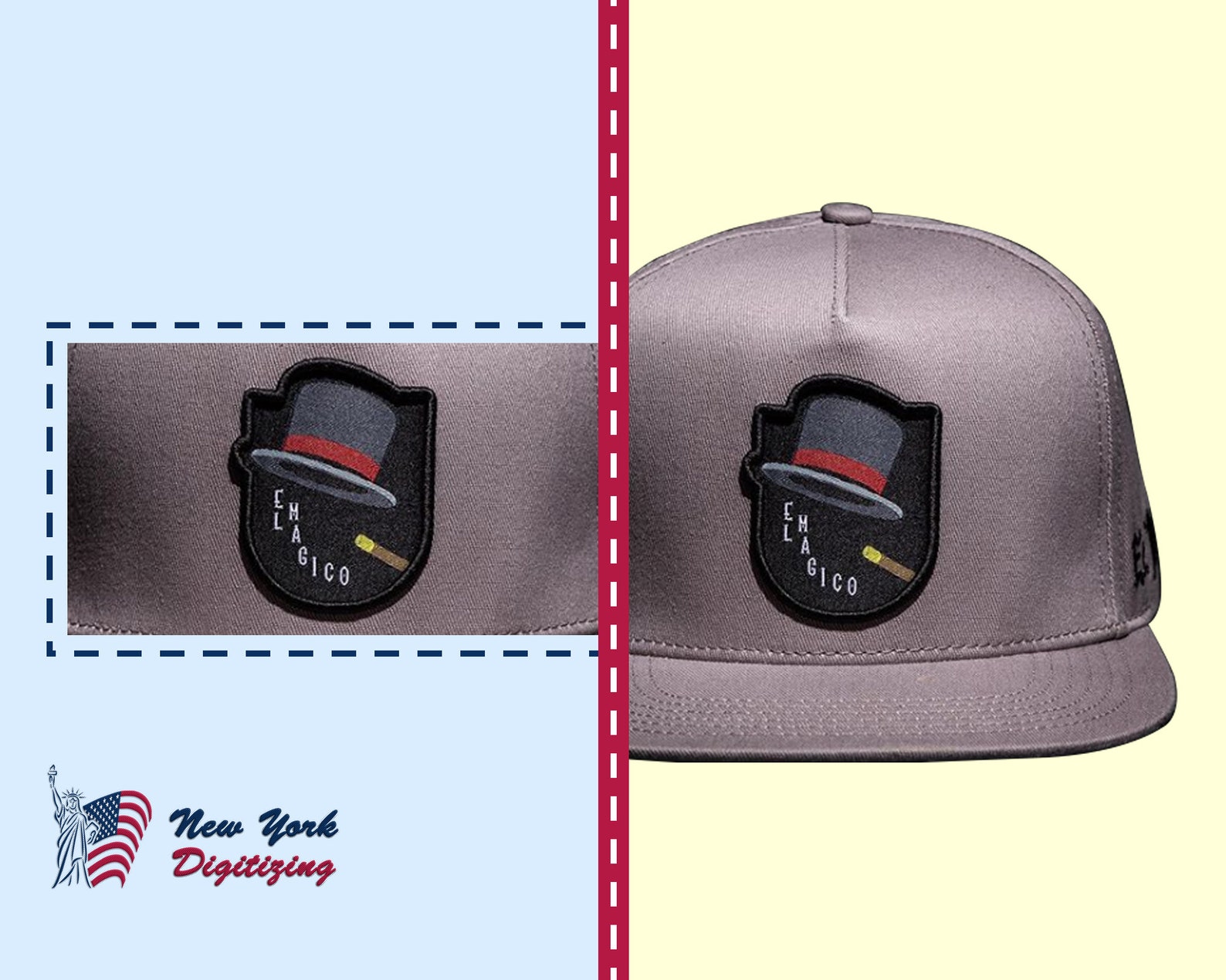 Embroidery Digitizing Services, Cap Logo Embroidery Digitizing, Hat ...