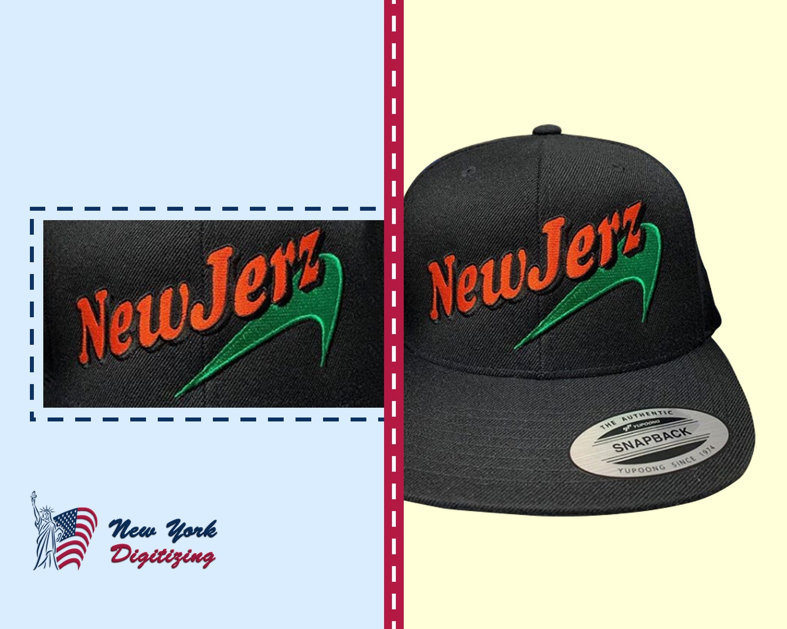 Embroidery Digitizing Services, Cap Logo Embroidery Digitizing, Hat Logo Digitizing, Custom Hat ...