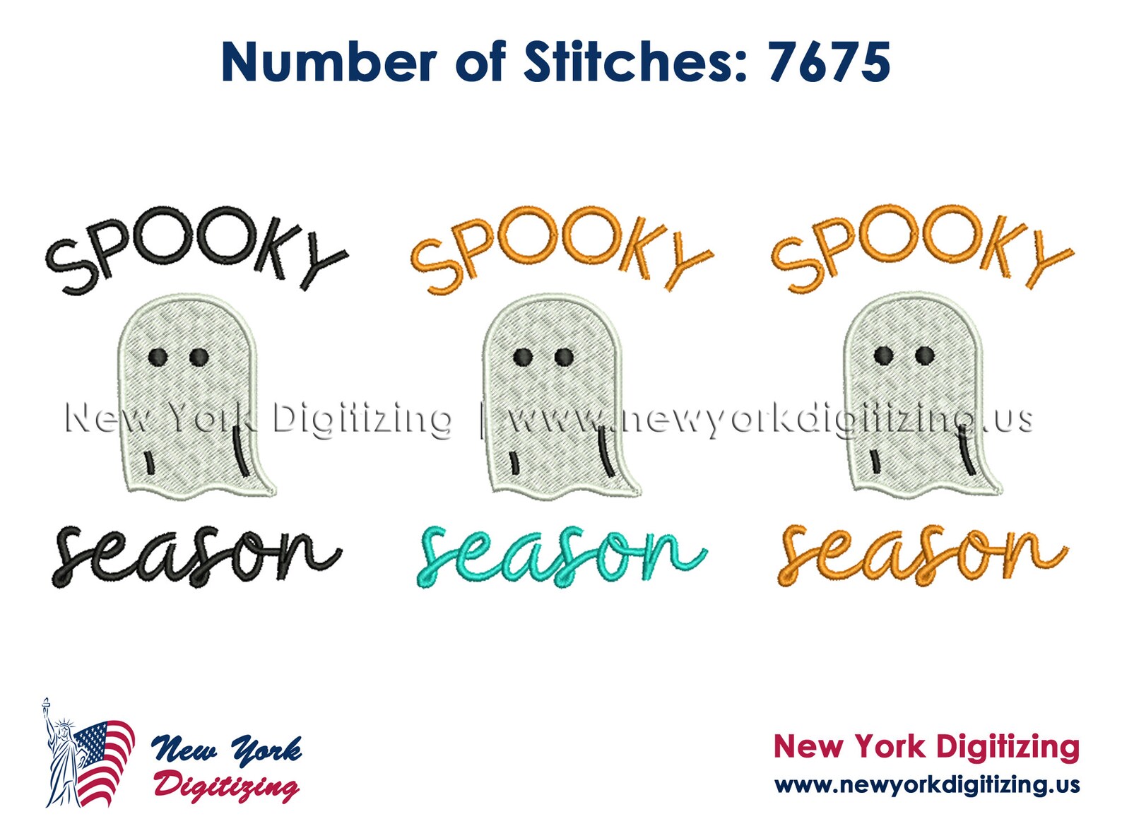 Spooky Season Embroidery Designs Halloween Embroidery - Etsy