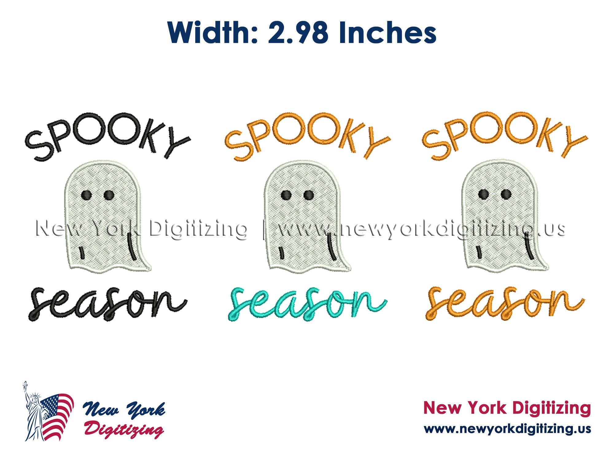 Spooky Season Embroidery Designs Halloween Embroidery | Etsy