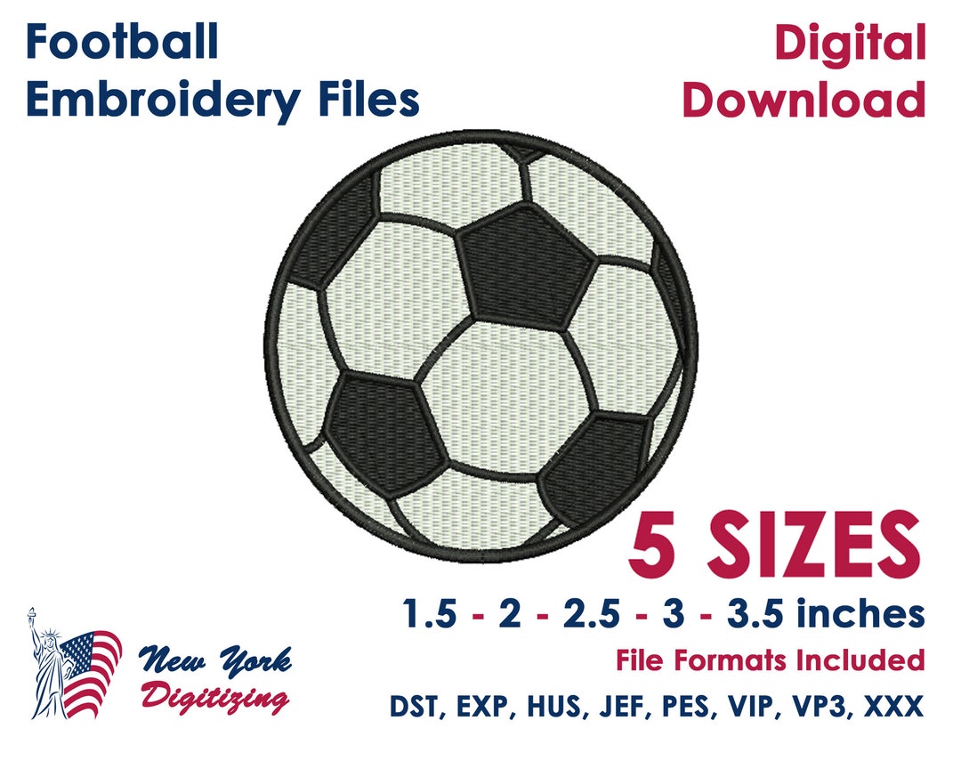 Football Embroidery Designs Football Embroidery Files - Etsy