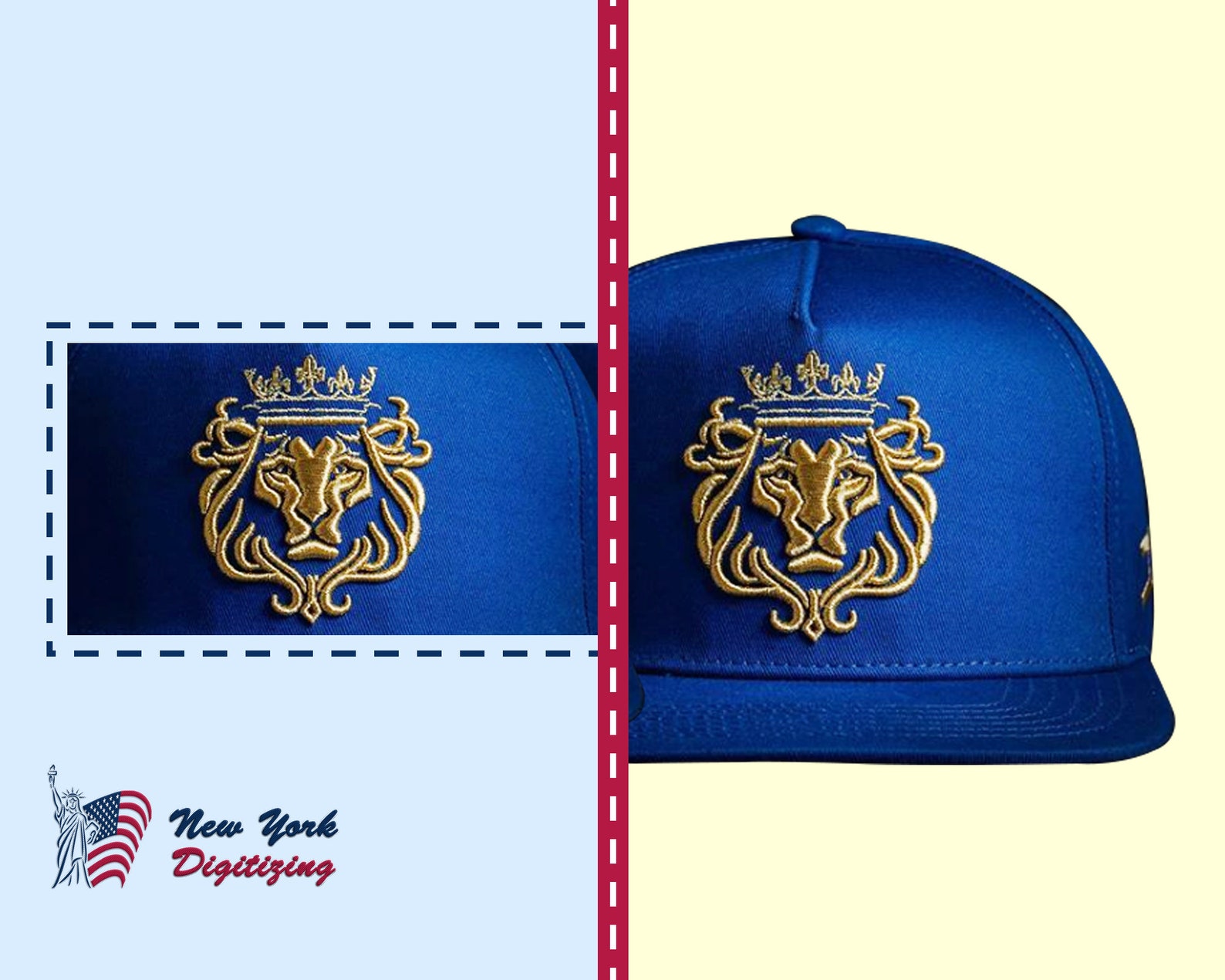 Embroidery Digitizing Services, Cap Logo Embroidery Digitizing, Hat ...