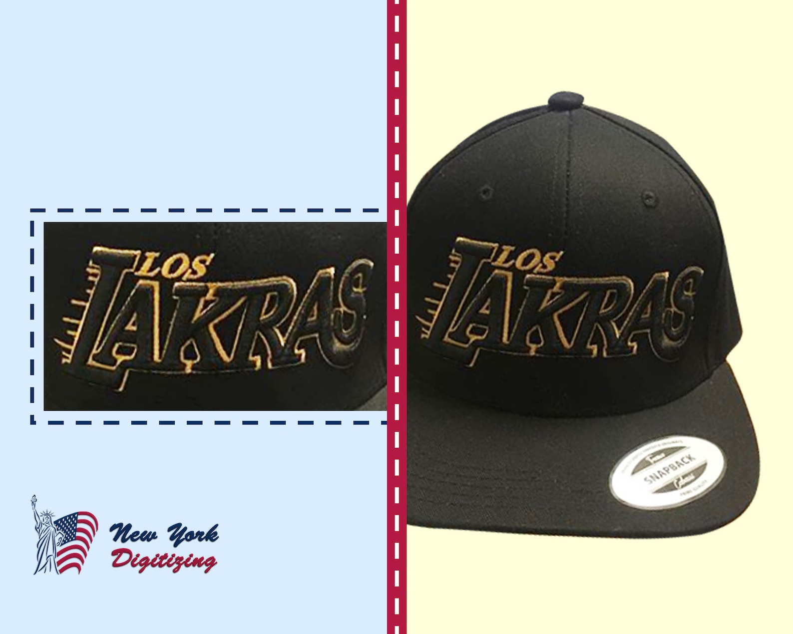 Embroidery Digitizing Services, Cap Logo Embroidery Digitizing, Hat ...