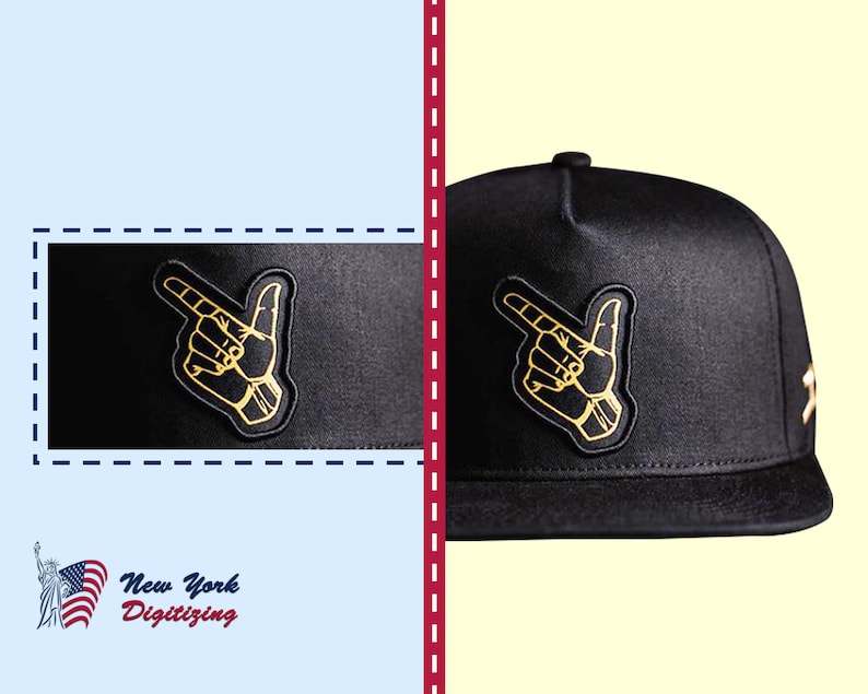 Embroidery Digitizing Services Cap Logo Embroidery - Etsy