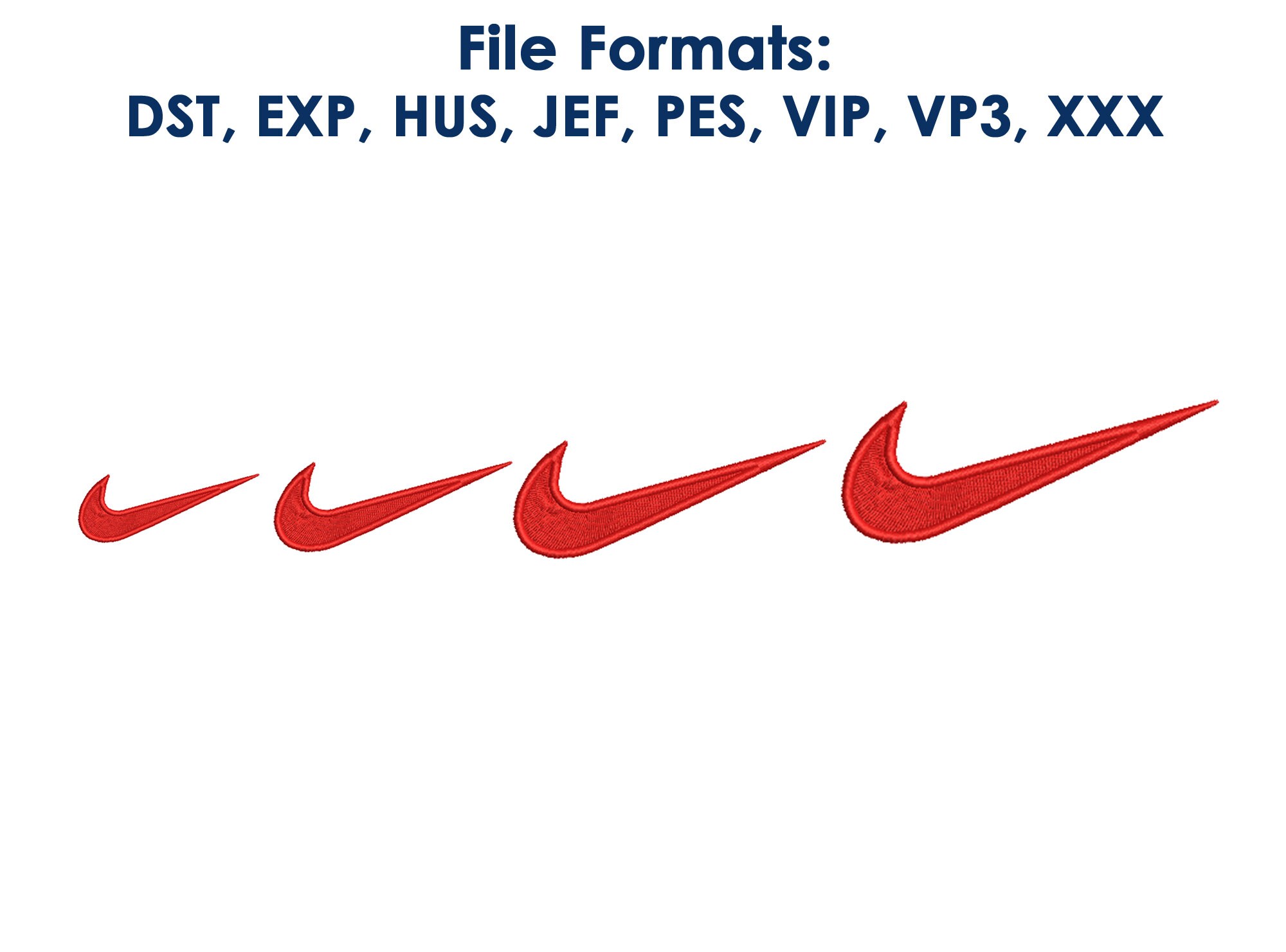 Instant Download Nike Logo Embroidery Nike Logo Digitize | Etsy