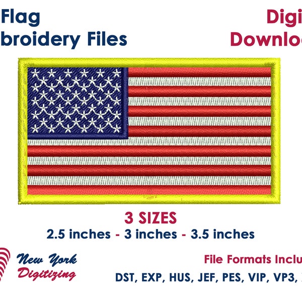 Usa Embroidery - Etsy