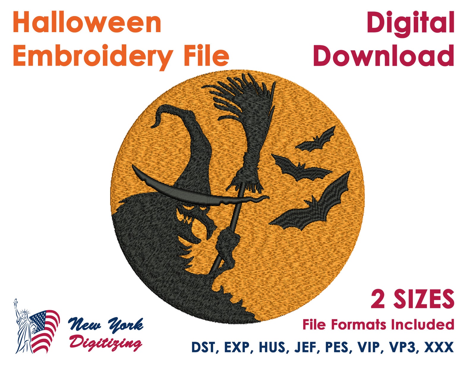 Halloween Embroidery Designs Embroidery Patterns Machine - Etsy