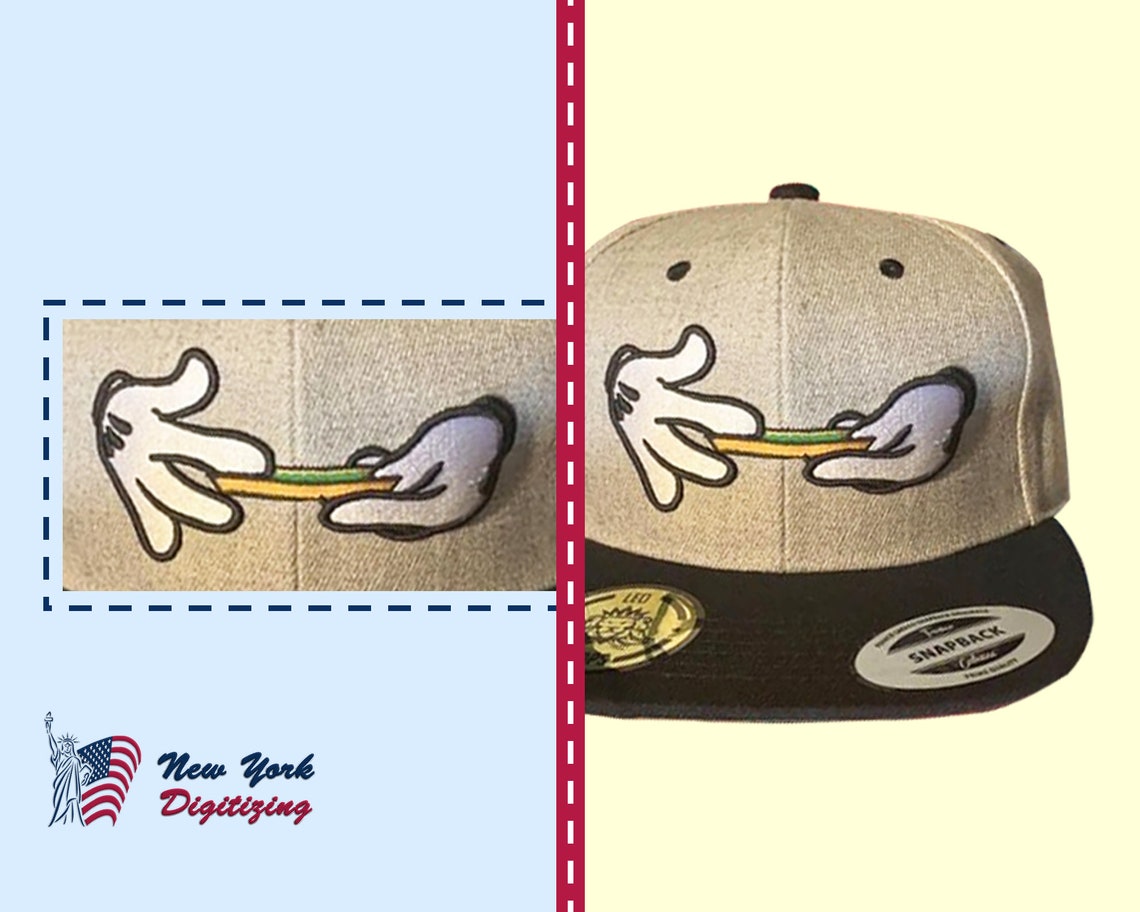 Embroidery Digitizing Services Cap Logo Embroidery - Etsy