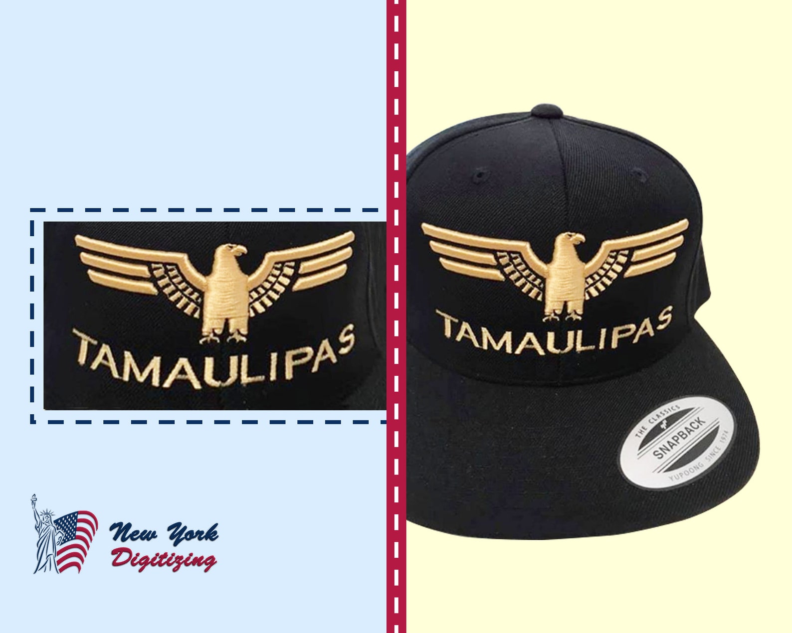 Embroidery Digitizing Services, Cap Logo Embroidery Digitizing, Hat ...