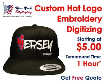 Embroidery Digitizing Services, Logo Embroidery Digitizing, Hat Logo ...