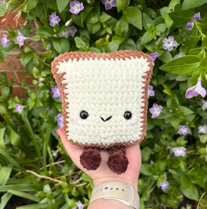 Egg and Toast Crochet PDF Pattern - Etsy