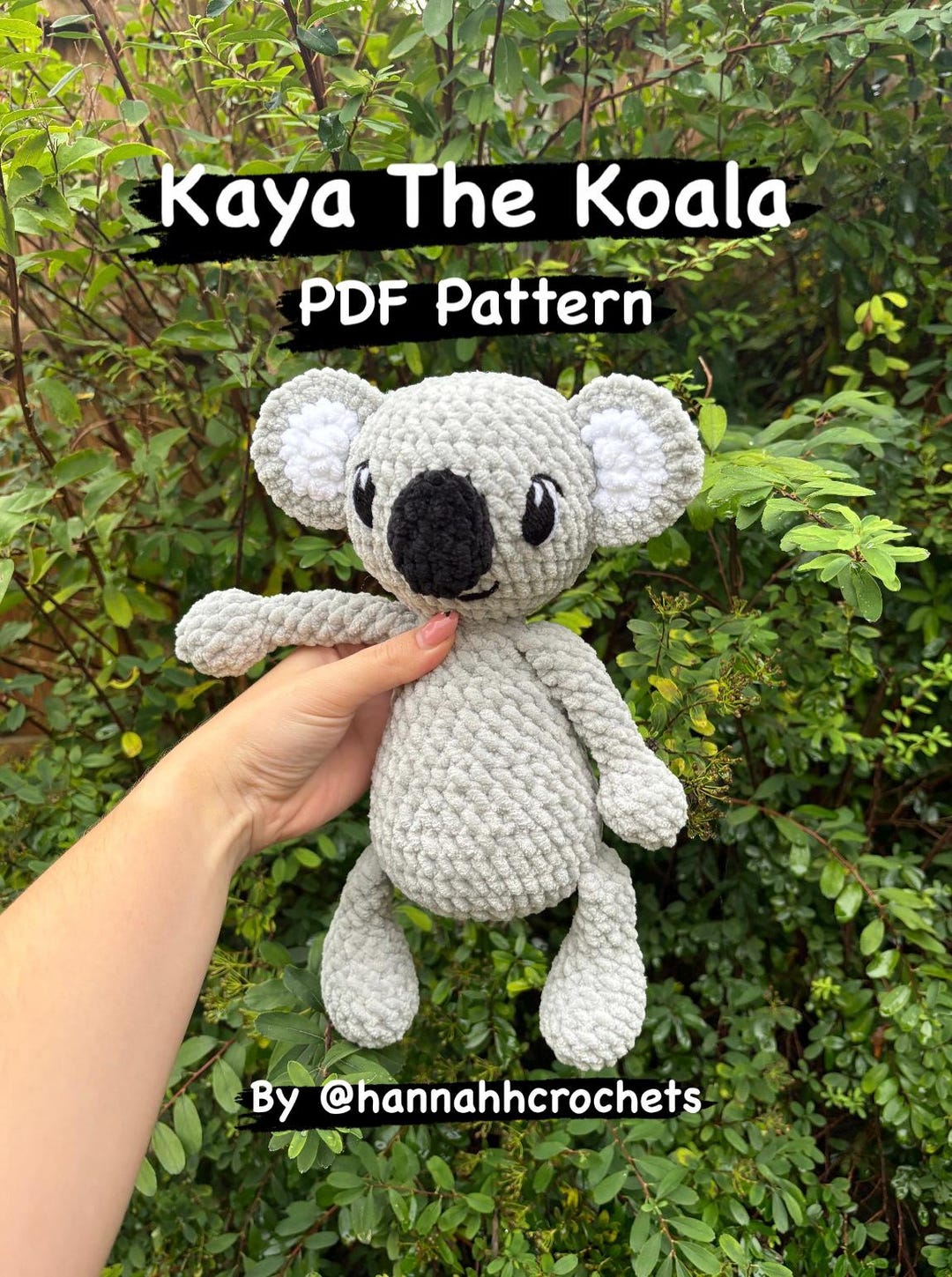 Kaya the Koala Crochet PDF Pattern - Etsy