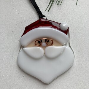 Santa, Fused Glass - Etsy