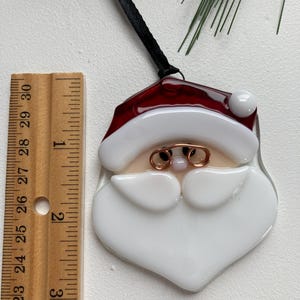 Santa, Fused Glass - Etsy