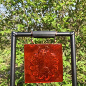 Multi Color Hanging Tiles Garden Stake - Etsy