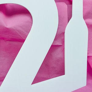 21st Birthday Sign 21 Birthday Accessories Birthday Sign Custom 21 Sign ...