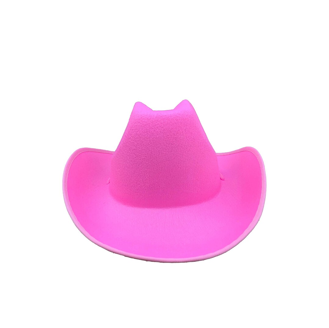 50 BULK DIY Pink Cowboy Cowgirl Hat Nashville Bachelorette Pink Cowboy ...