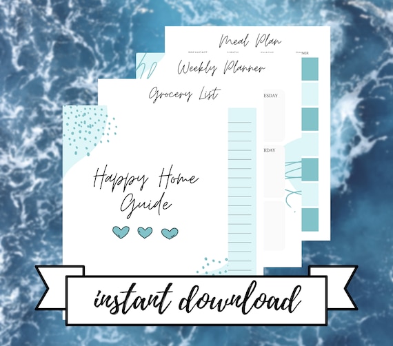 Printable Instant Download PDF Happy Home Guide | Etsy