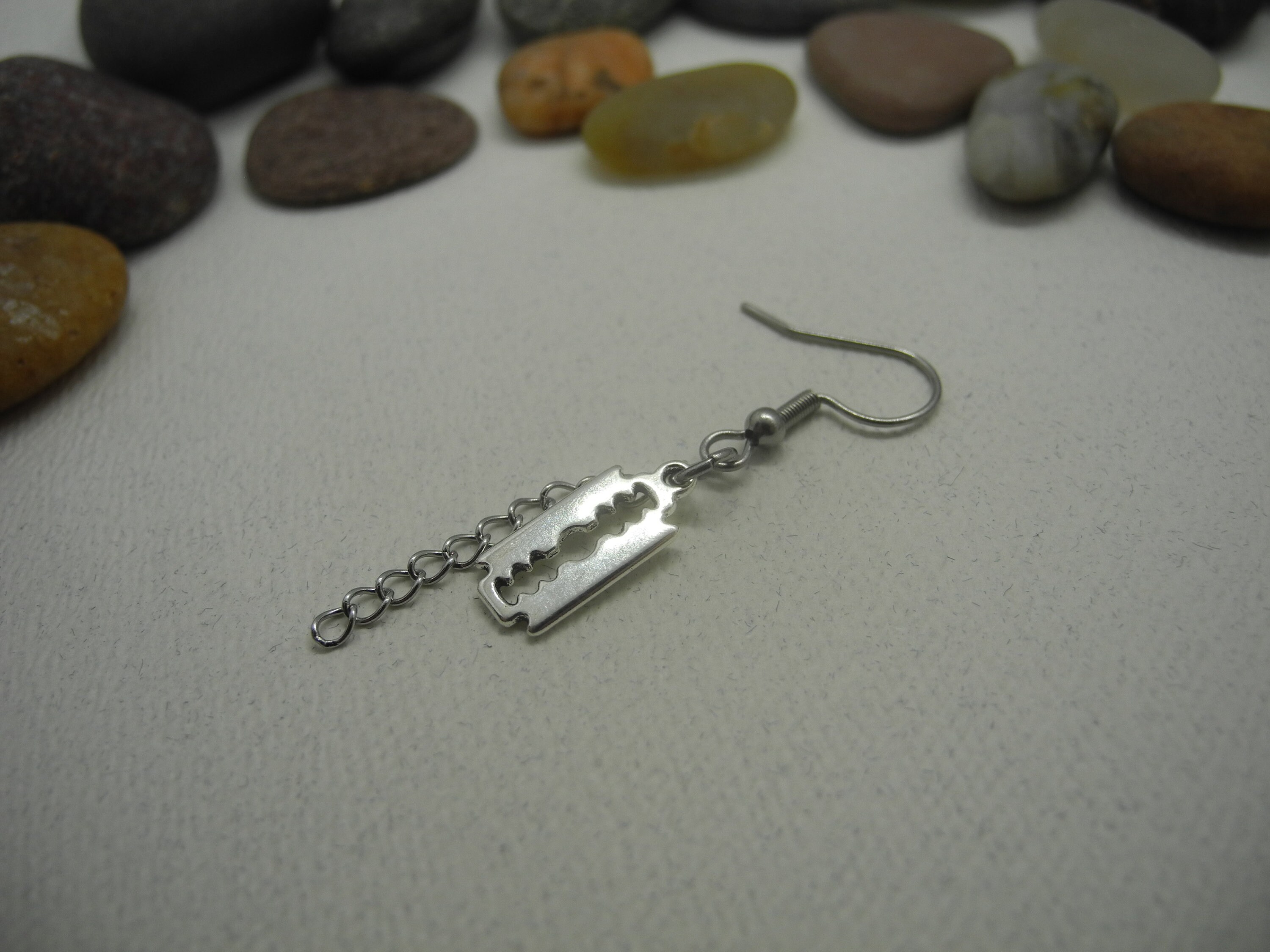 Weapon Earrings Blade Earring Sword Earring Dagger Earring Chain ...