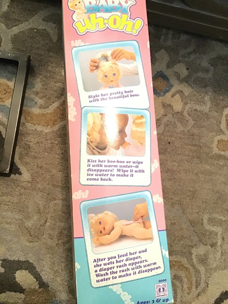 Extremely Rare 1989 Baby Uh Oh Doll Hasbro Doll in Original - Etsy