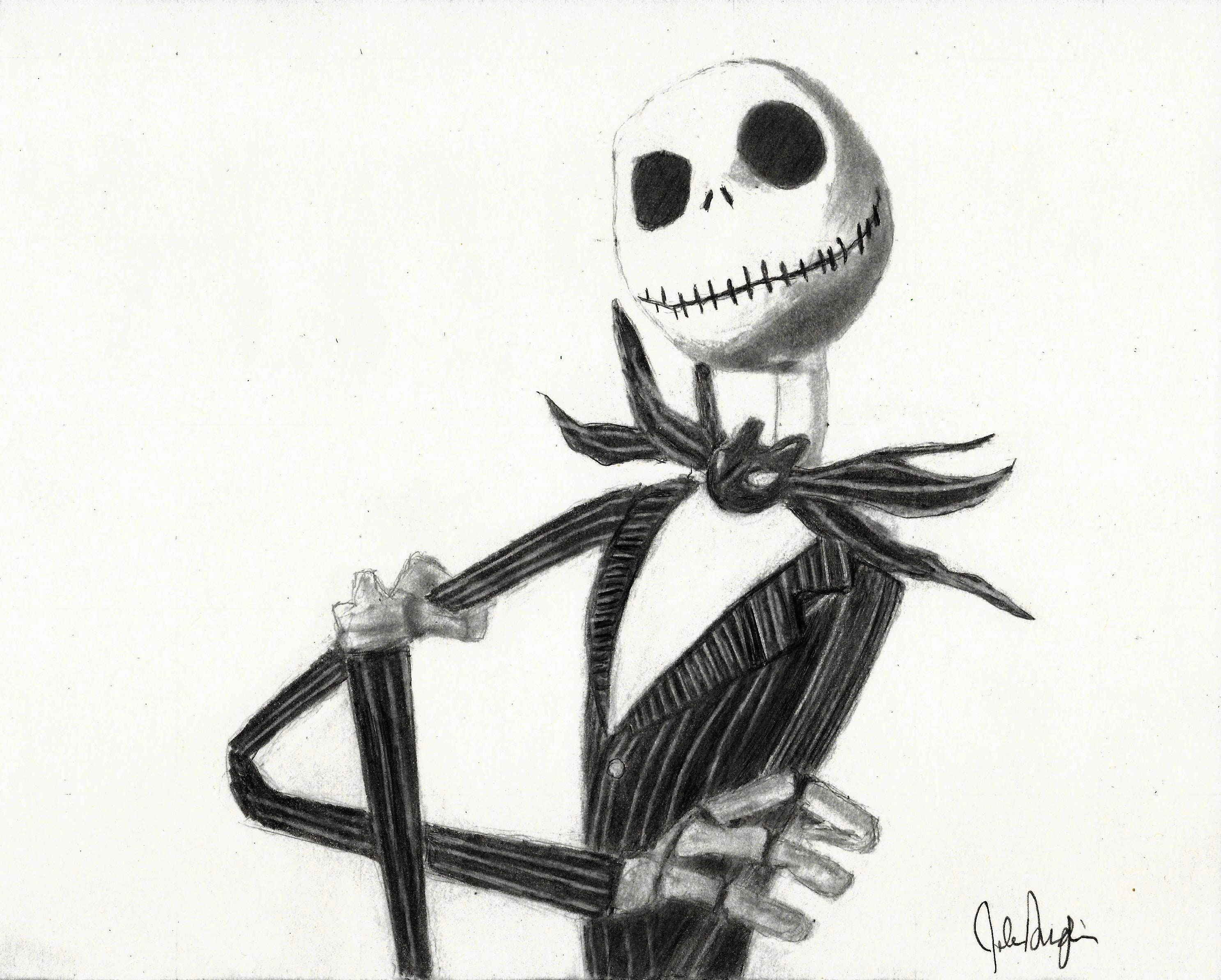 Nightmare Before Christmas Pencil Drawings