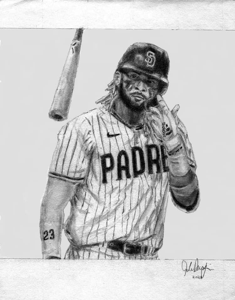 Fernando Tatis Jr 8x10 Pencil Drawing Print - Etsy