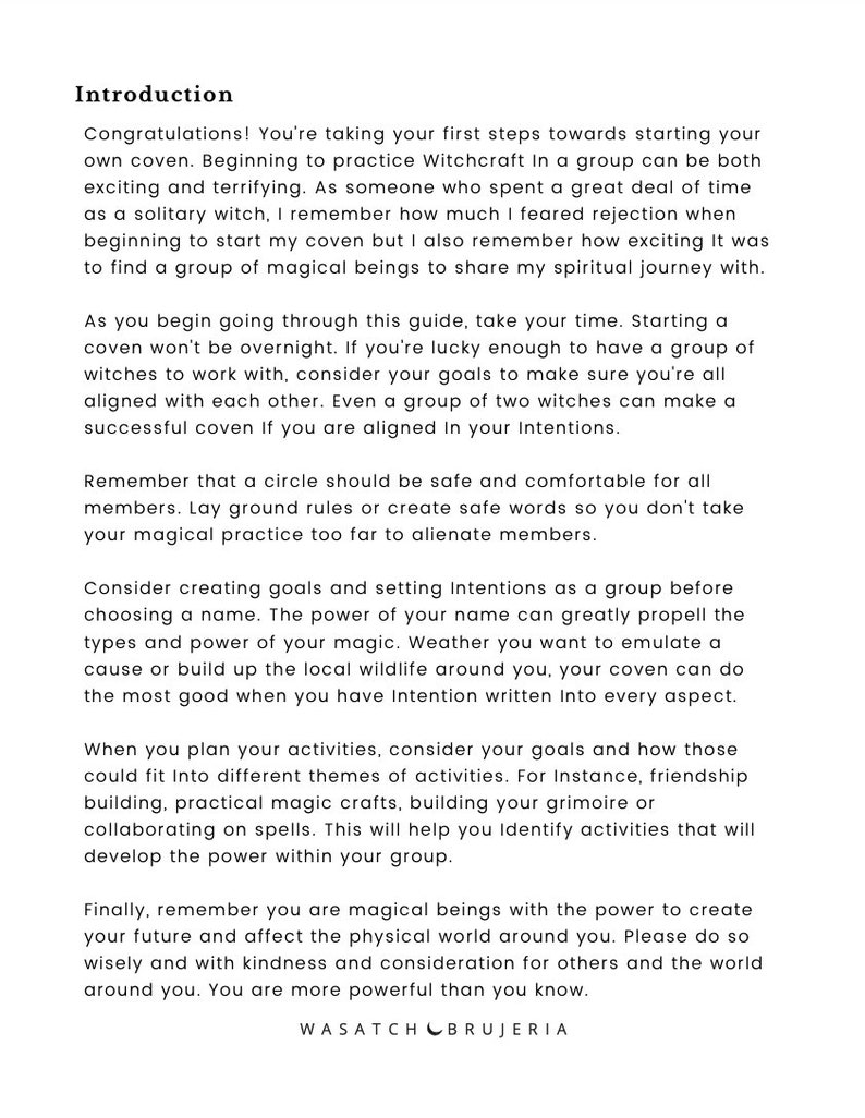 Guide to Starting a Coven for Beginner Witches Digital Download - Etsy