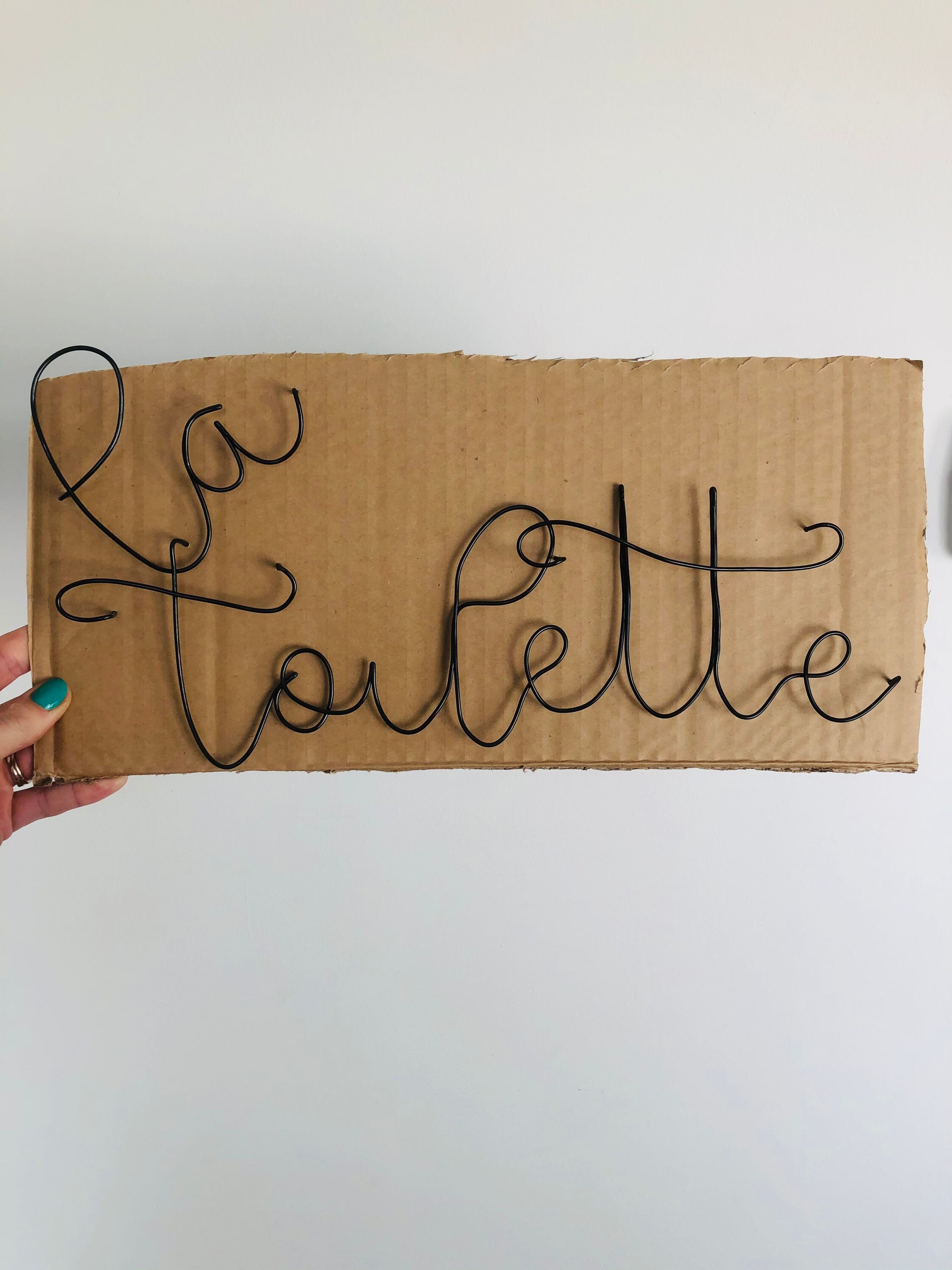 Wire Words Quotes Writing Name Sign Door Signs - Etsy UK