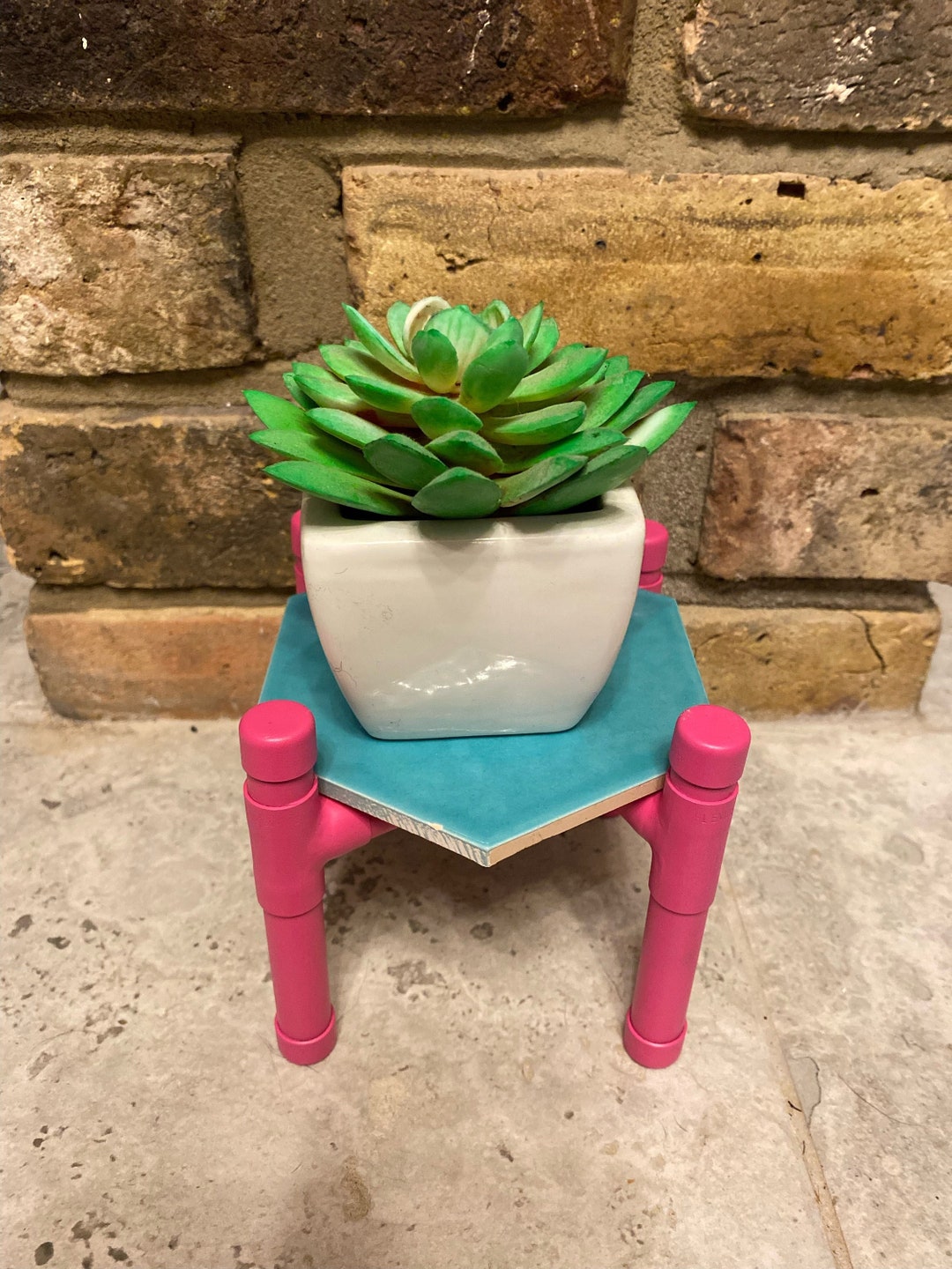 Small Pink Plant Stand - Etsy