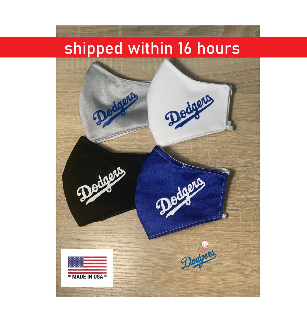 Dodgers Inspired Face Masks | Washable and Reusable | Filter | Nose ...