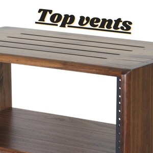 4U Studio Rack | 12" Depth | Solid Wood | Customizable - Etsy