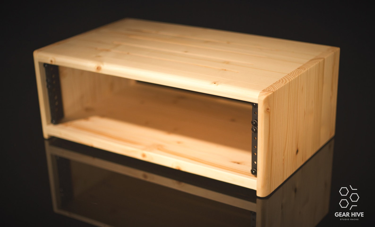 3U Studio Rack 12 Depth Solid Wood Customizable | Etsy