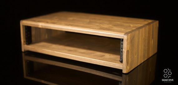 2U Studio Rack 12 Depth Solid Wood Customizable - Etsy