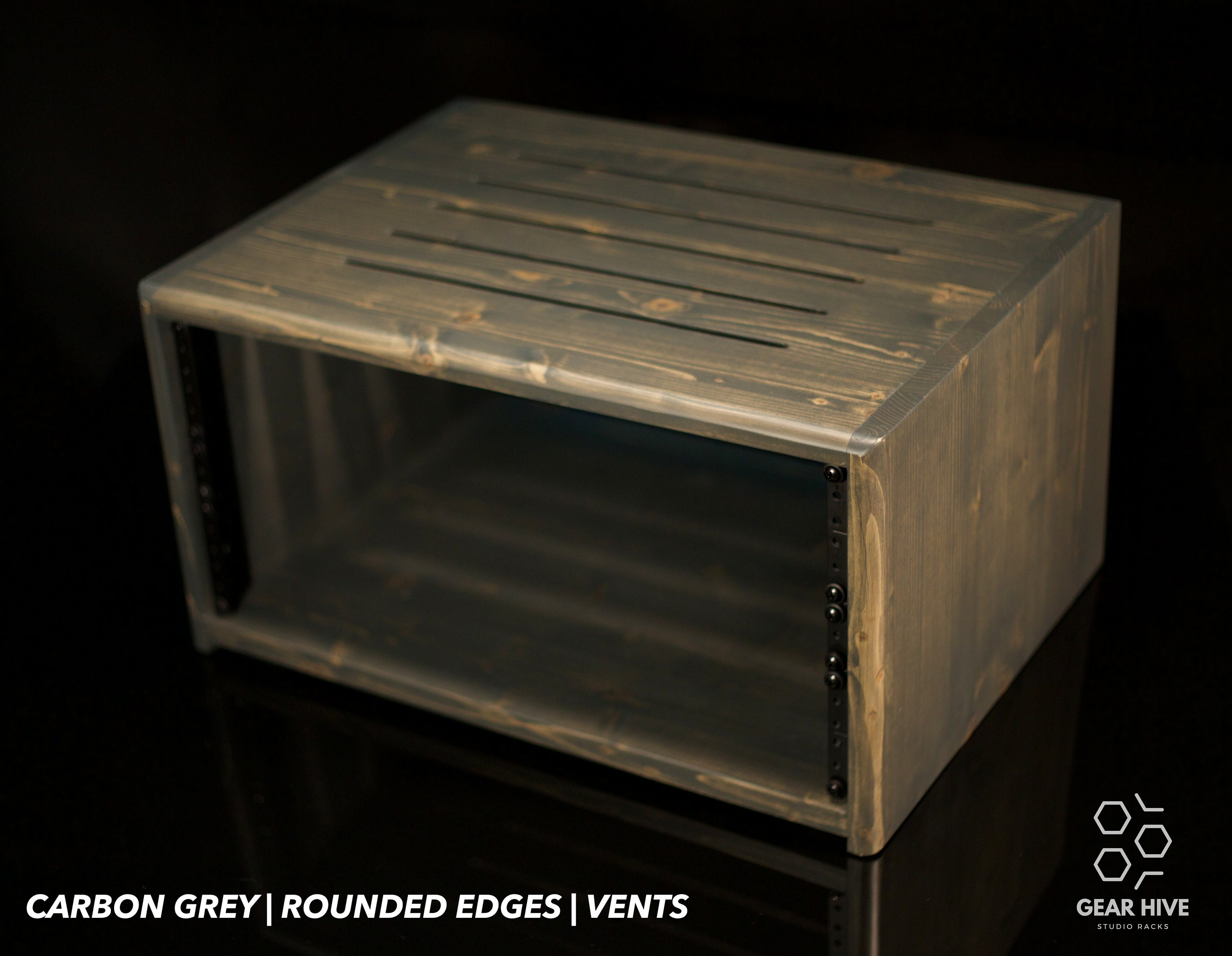 5U Studio Rack 15 Depth Solid Wood Customizable | Etsy